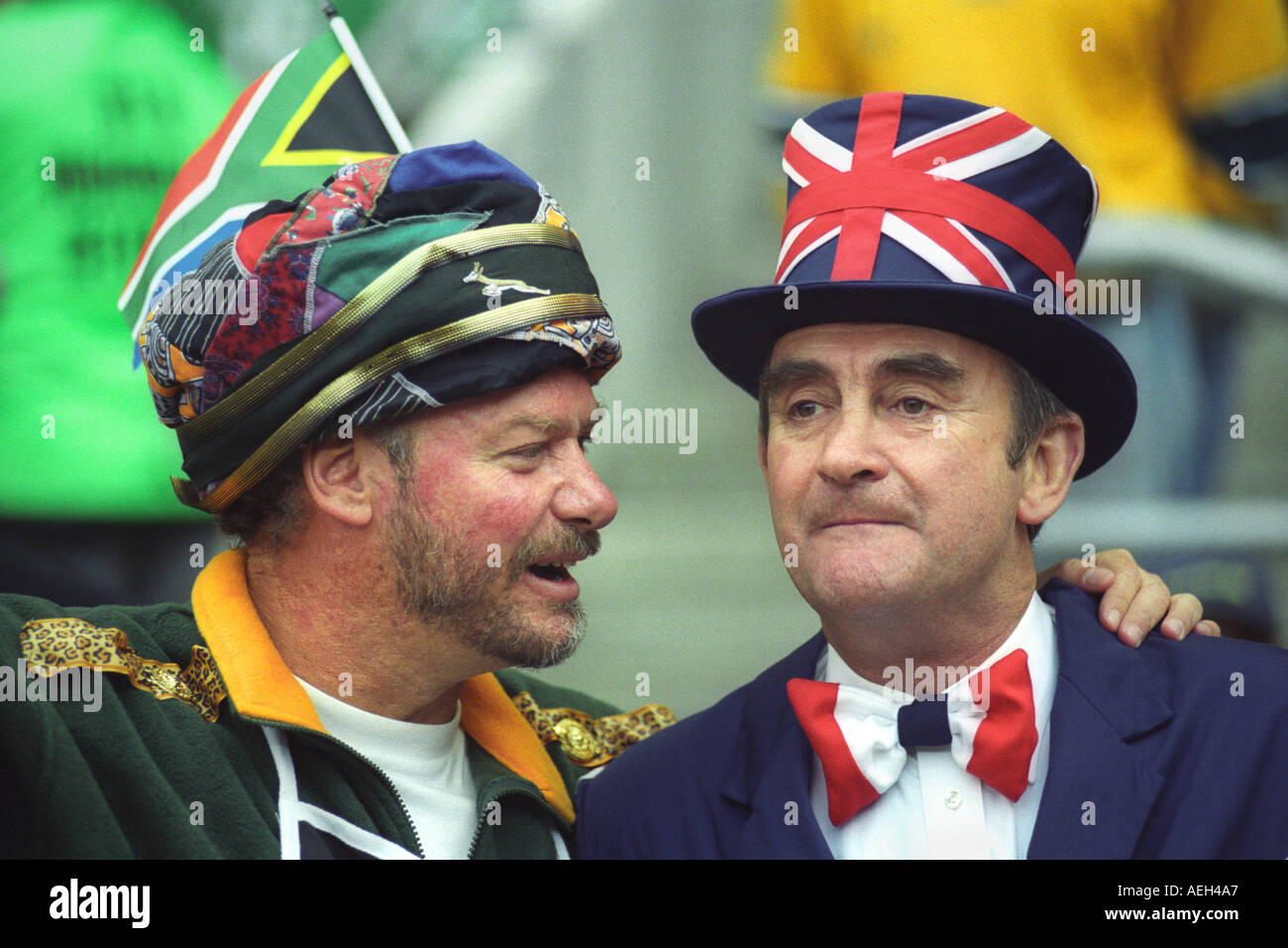 South africa springboks fan rugby hi-res stock photography and images ...