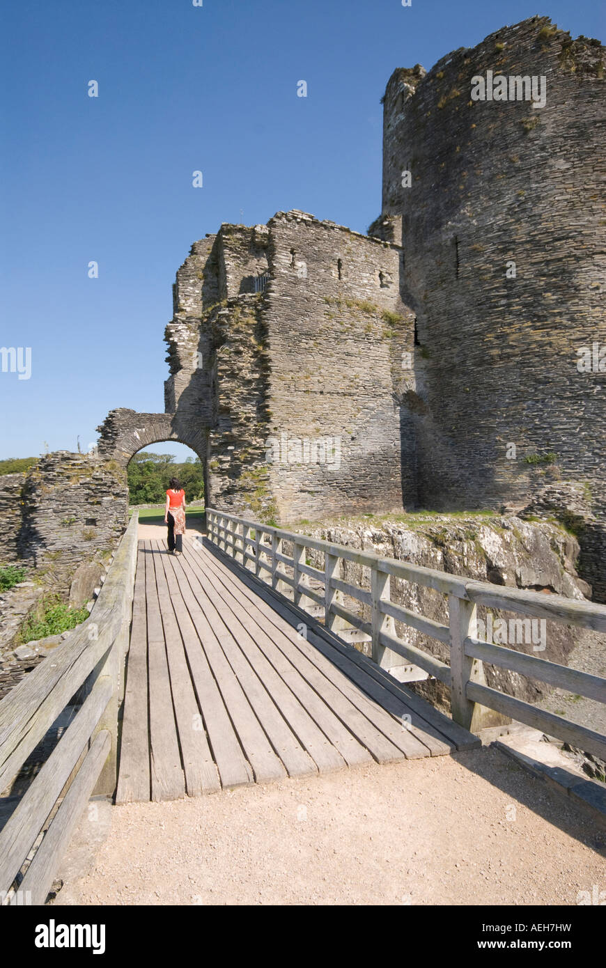 Cilgerran Castle Entrance Stock Photo - Alamy