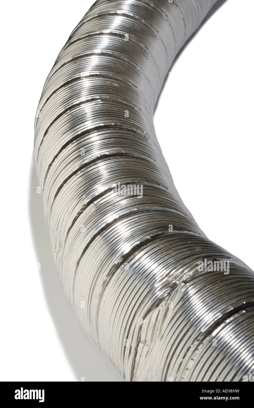 Metal Chimney flue piping Stock Photo - Alamy