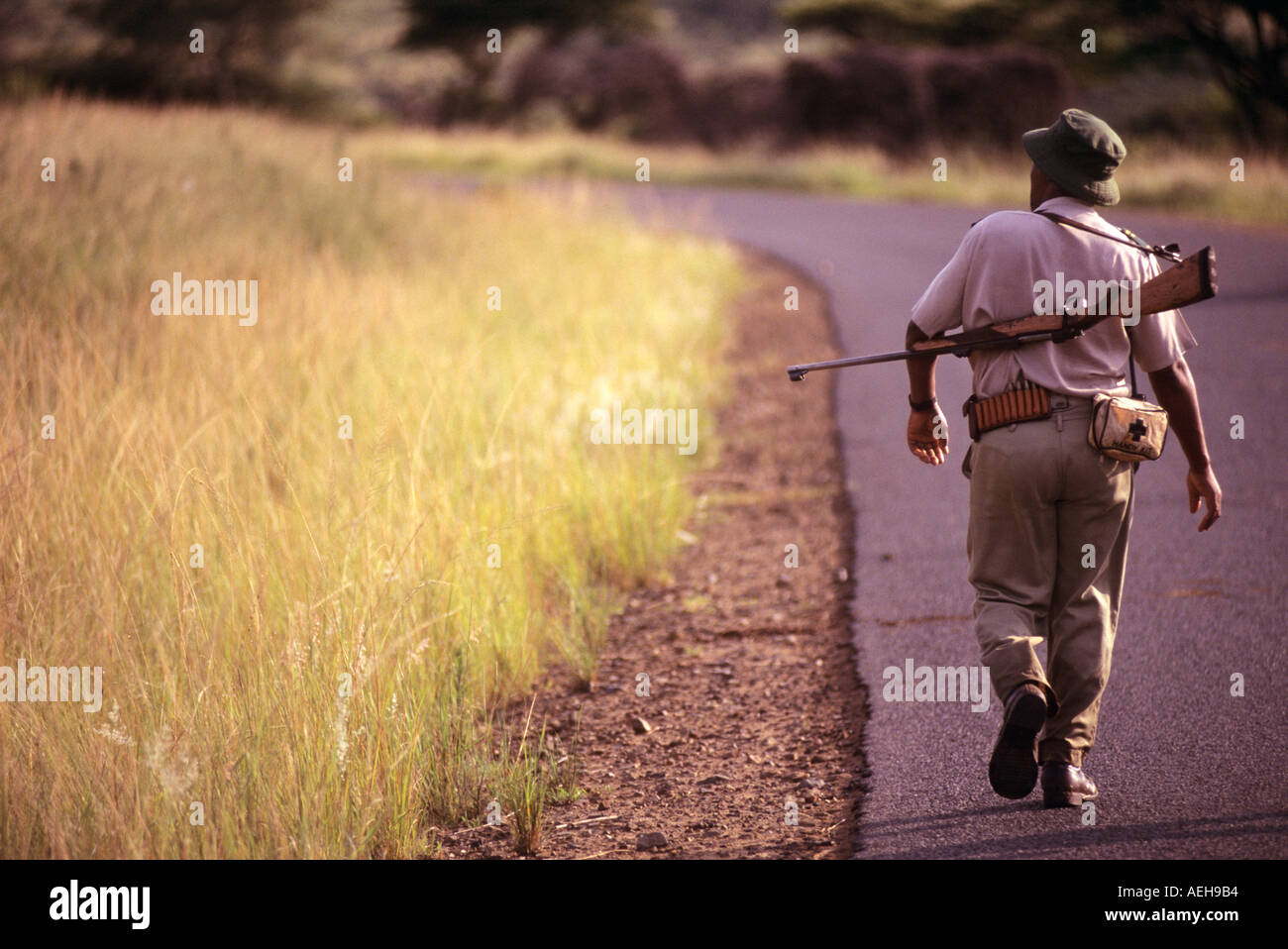 Walking safari africa rifle High Resolution Stock Photography and ...