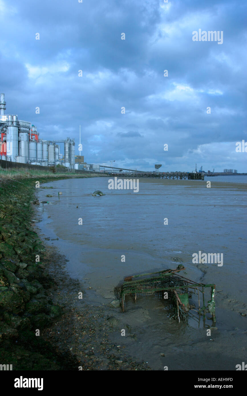 Thames Gateway South Essex along the Thames Stock Photo - Alamy
