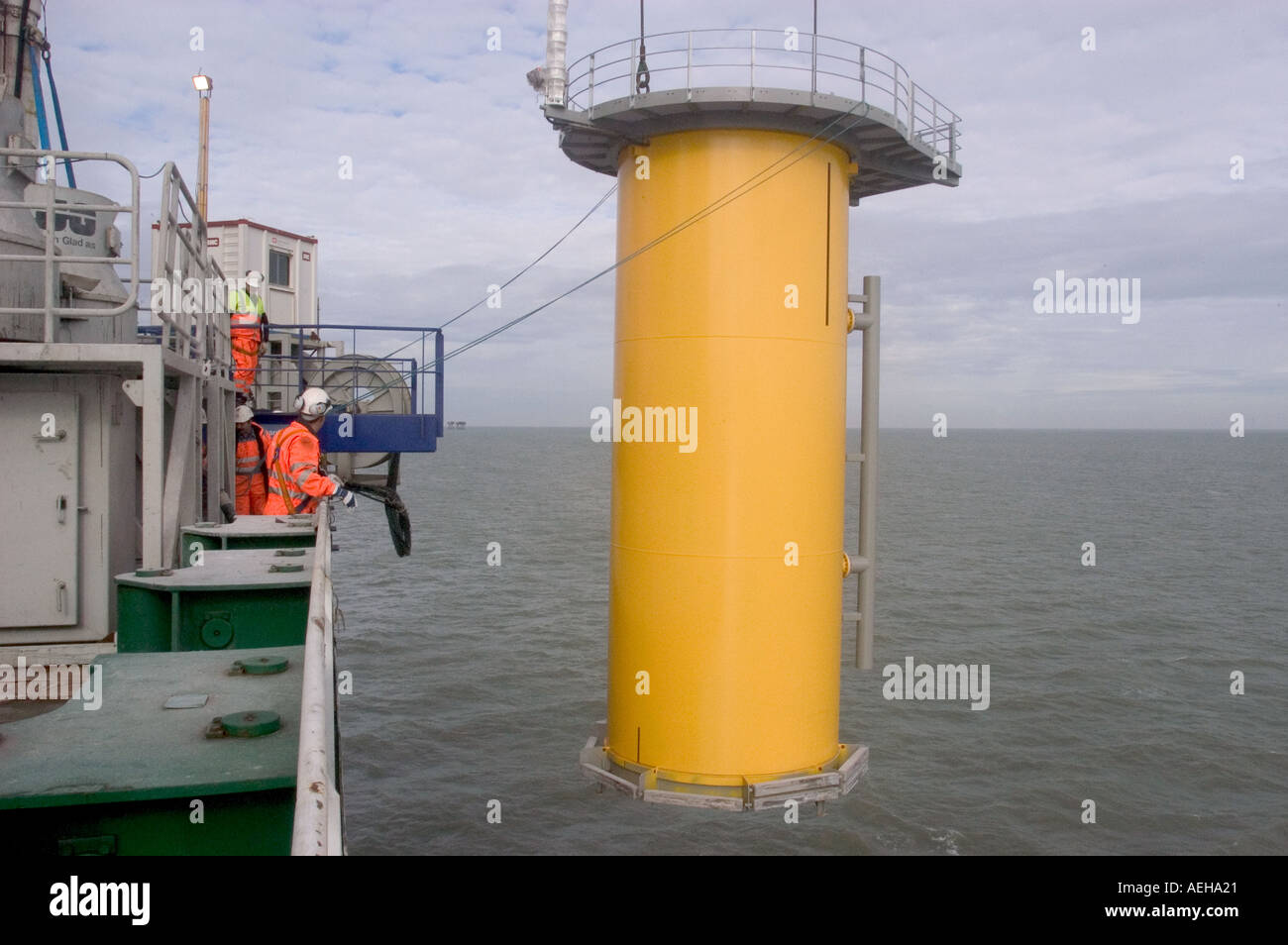 Transition piece wind turbine hi-res stock photography and images - Alamy