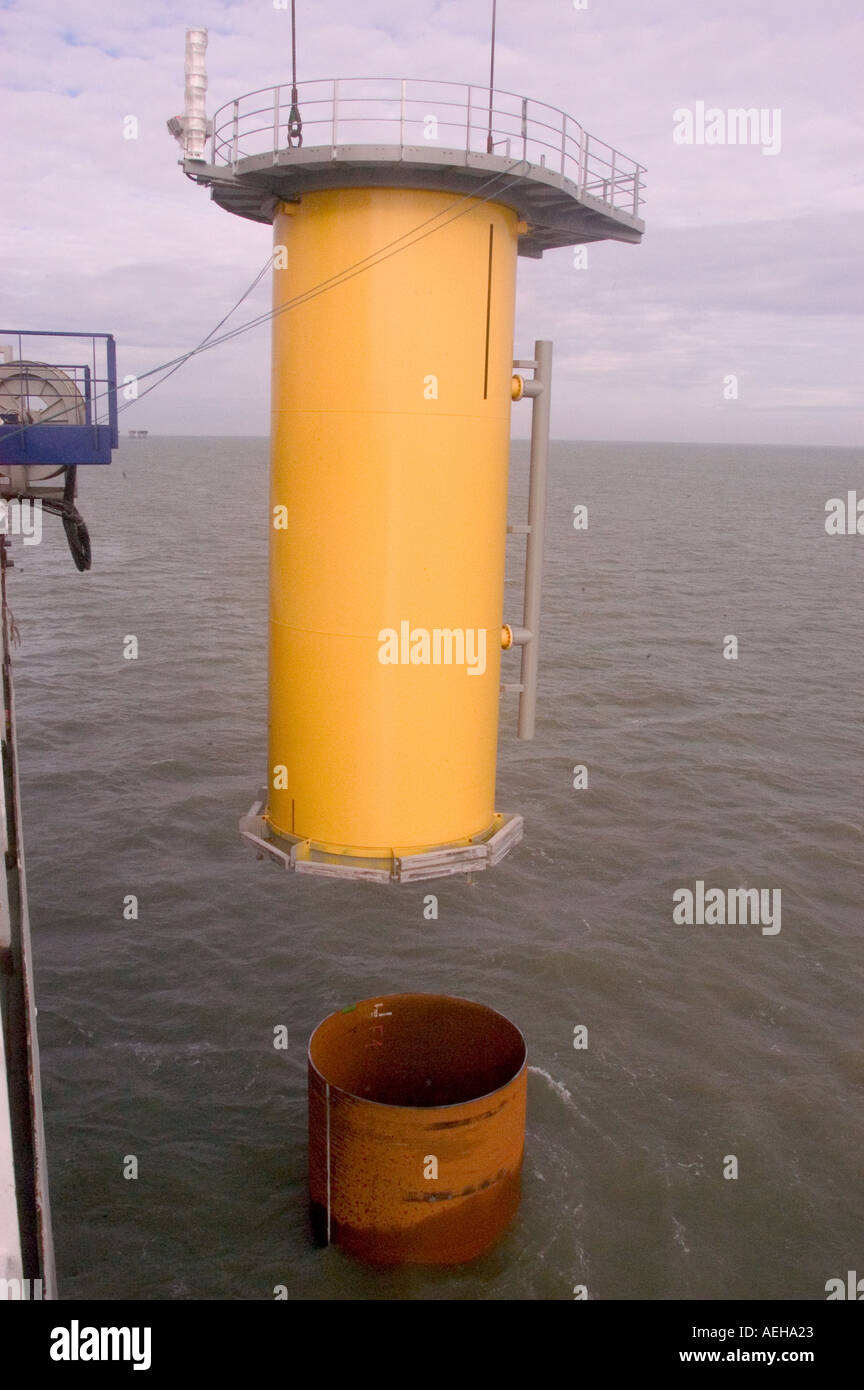 Transition piece wind turbine hi-res stock photography and images - Alamy