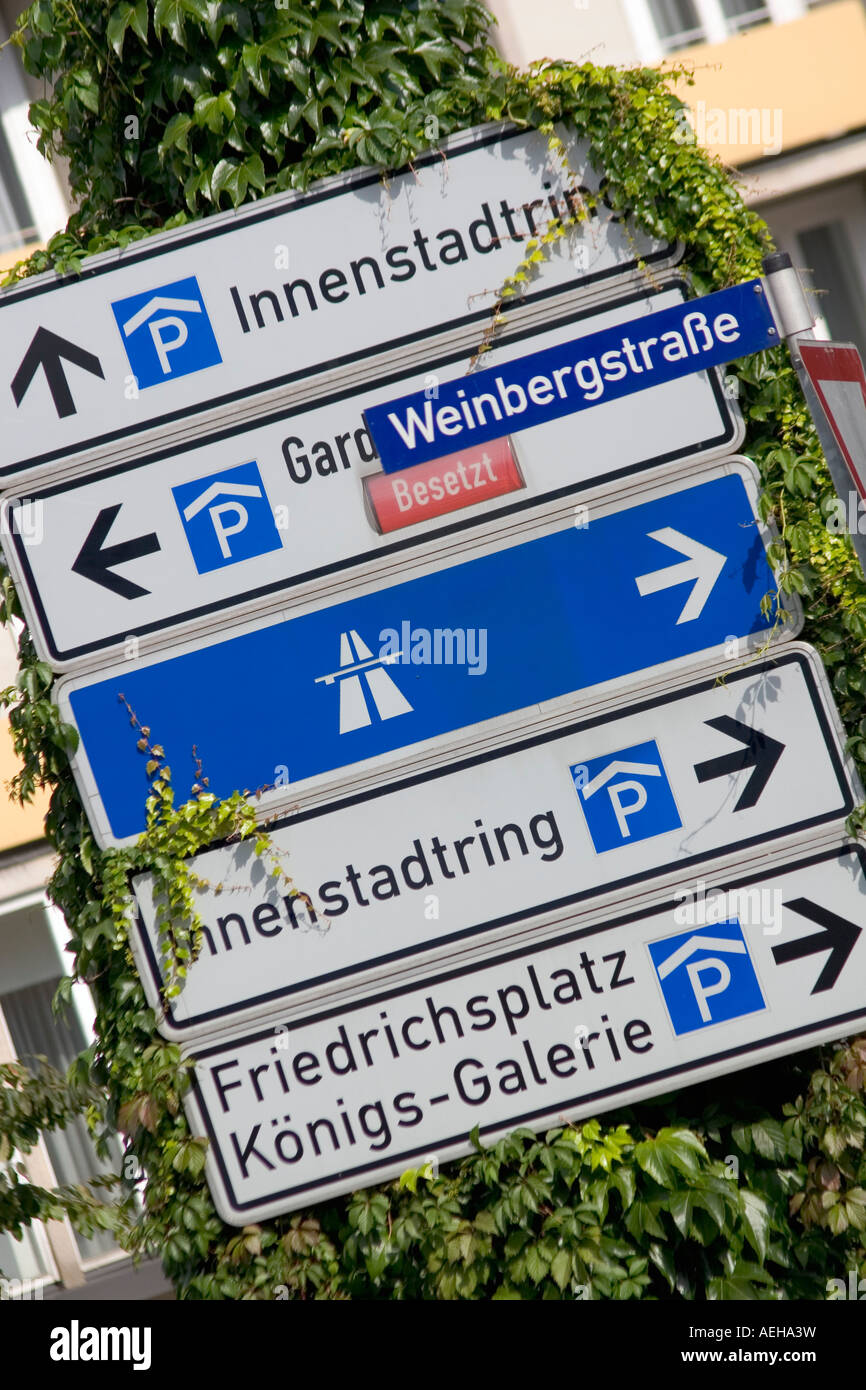 GERMAN ROAD SIGN Stock Photo - Alamy