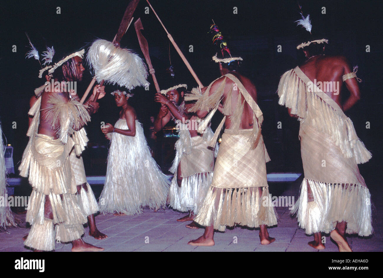Traditional Dancing Efate Island Vanuatu Stock Photo - Alamy