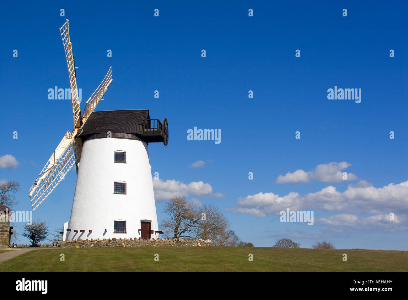 WINDMILL,, ANGLESEY WALES Stock Photo - Alamy