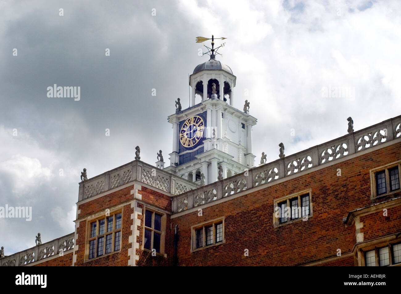 Hatfield House Clock Tower Stock Photo - Alamy