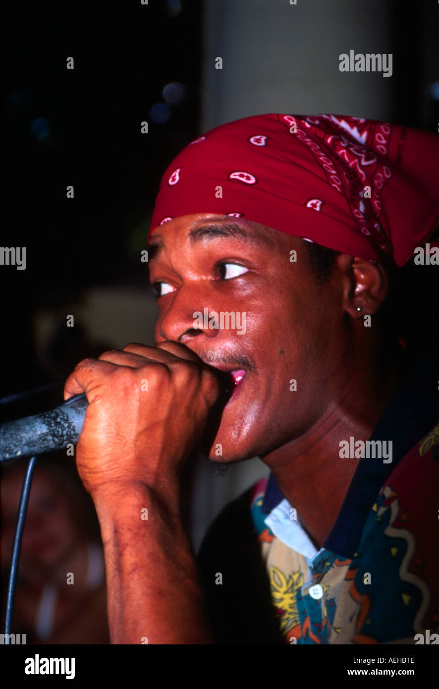 Rap singer Havana Cuba Stock Photo - Alamy