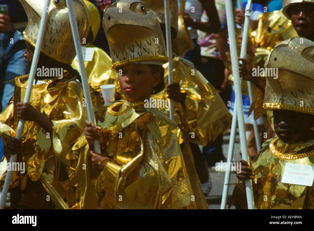 Children at Trinidad Carnival Stock Photo - Alamy