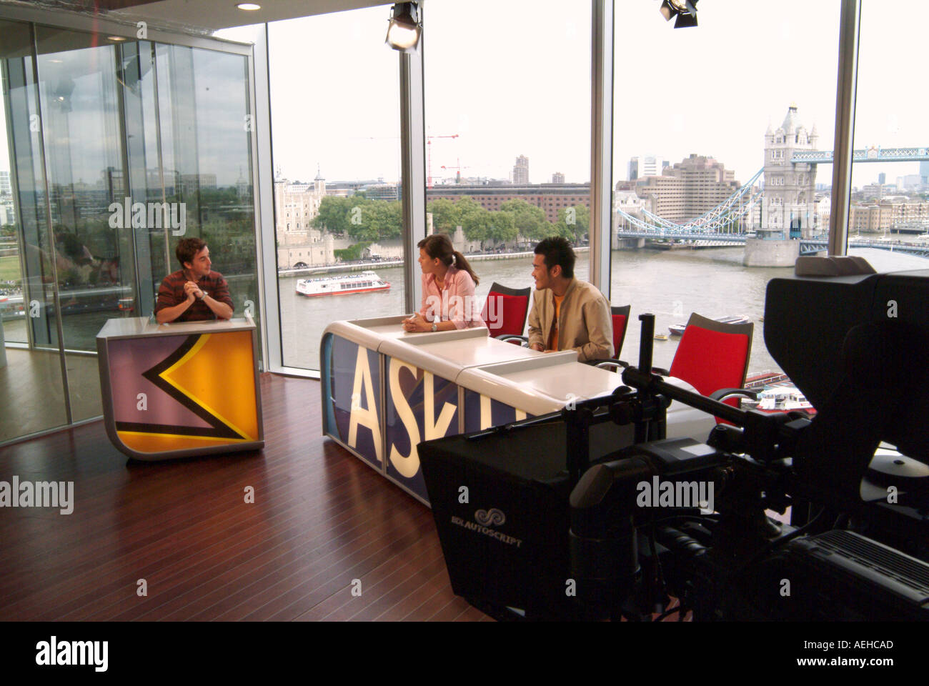 London TV studio Stock Photo - Alamy