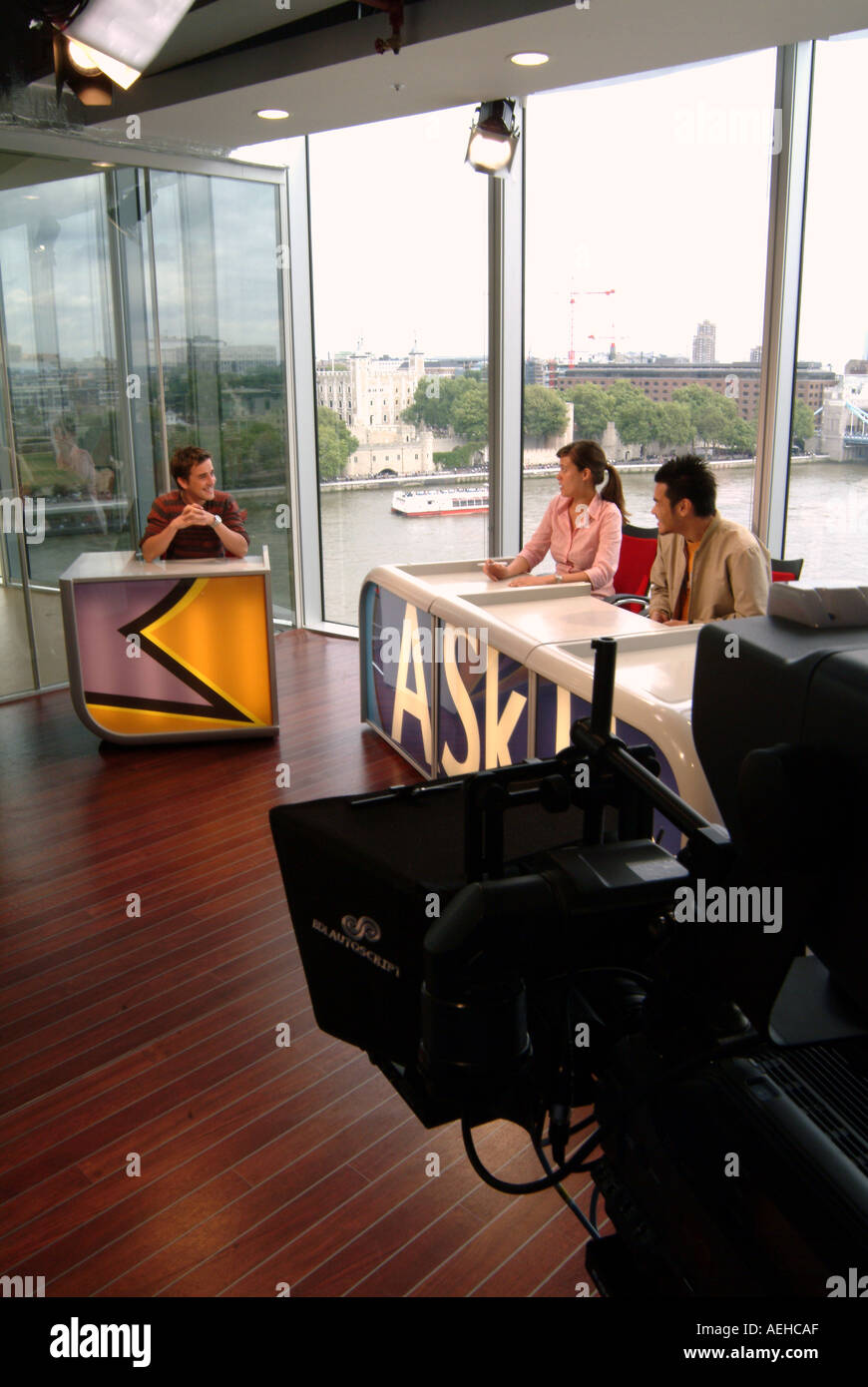 London TV studio Stock Photo - Alamy