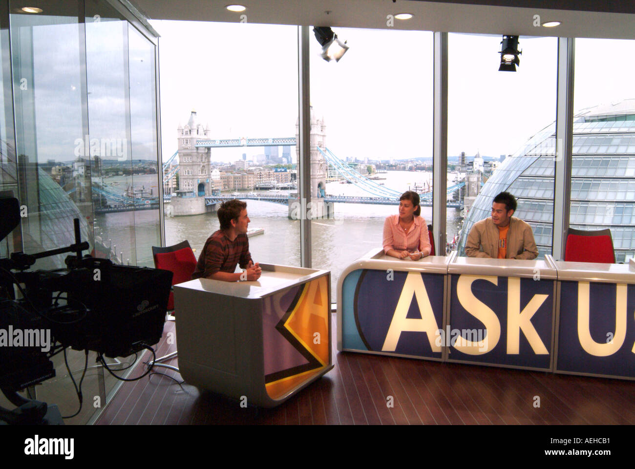 London TV studio Stock Photo - Alamy