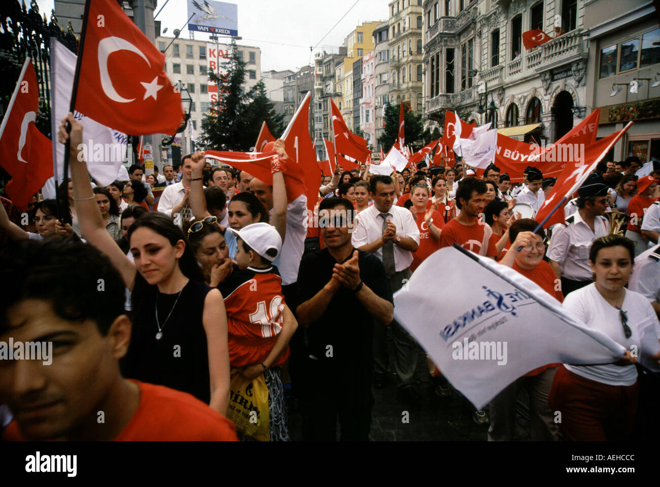 Turkish celebration of national day Stock Photo - Alamy