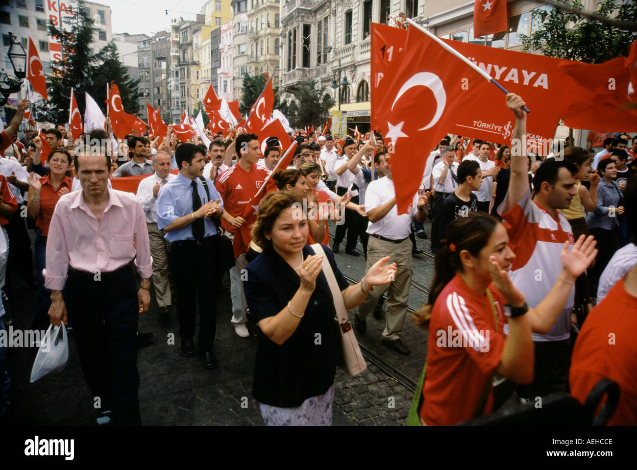Turkish celebration of national day Stock Photo - Alamy