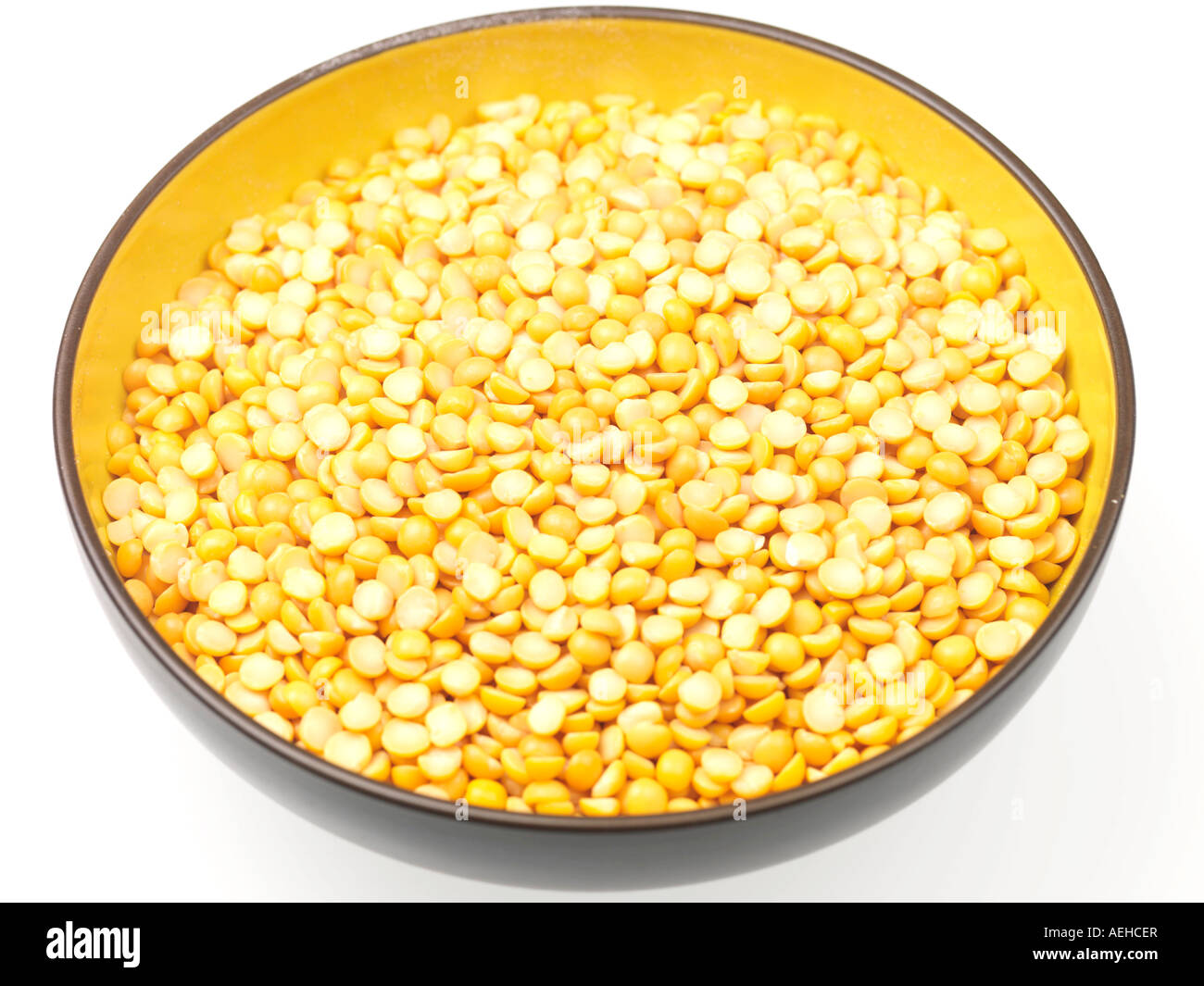 Yellow lentils pulses bowl hi-res stock photography and images - Alamy