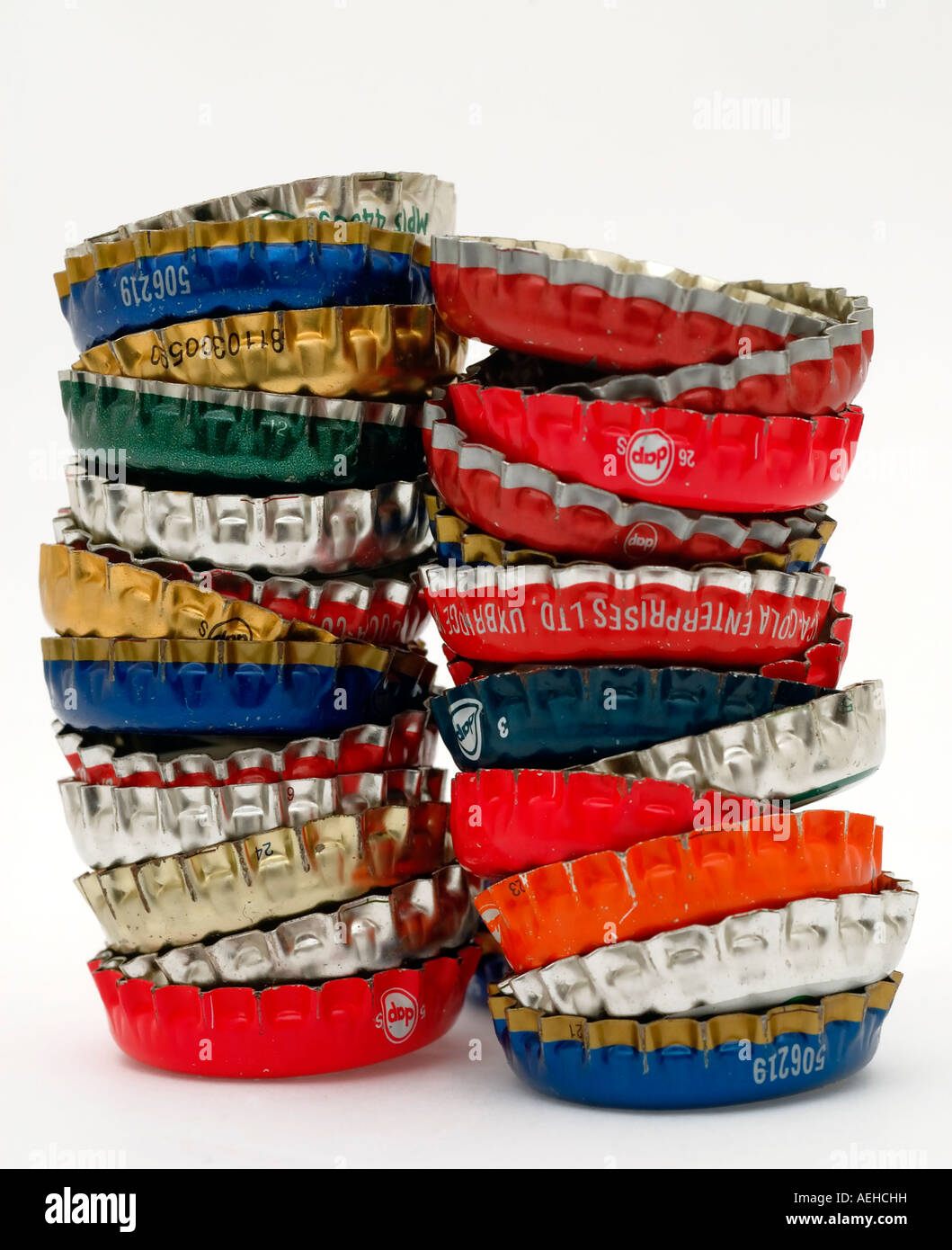 Pile of bottle tops hi-res stock photography and images - Alamy