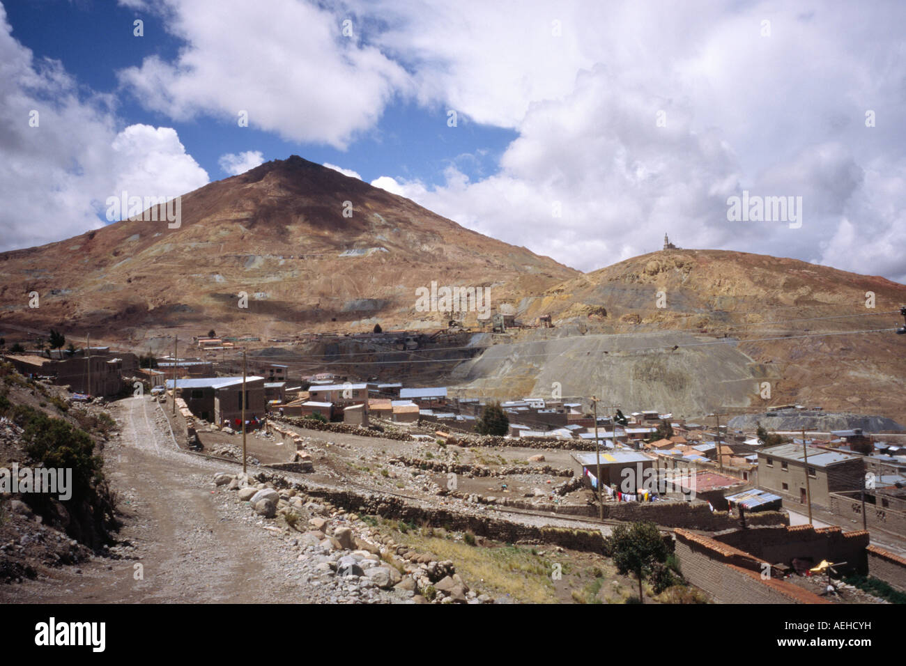 Cerro Rico (the rich hill).- Potosi, Potosi, BOLIVIA Stock Photo - Alamy