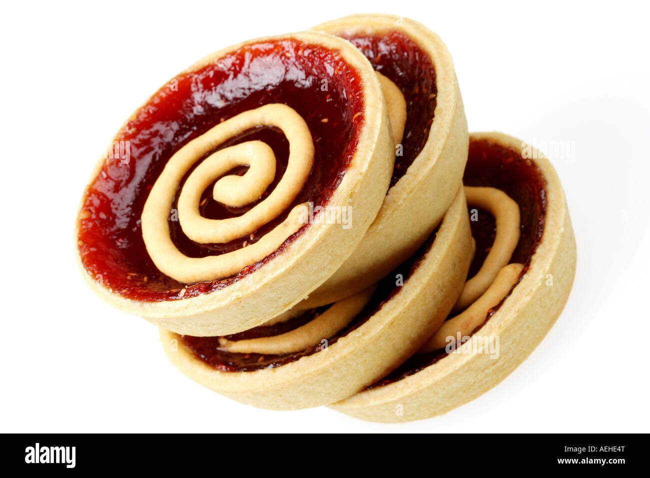 Individual jam tarts hi-res stock photography and images - Alamy