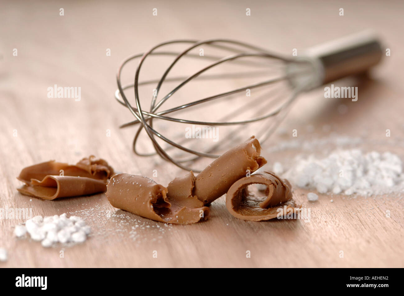 Nougat with powdered sugar Stock Photo - Alamy