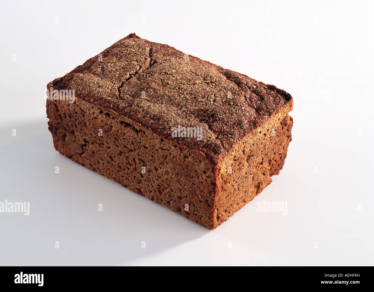 Russian Rye Loaf on a white background Stock Photo - Alamy