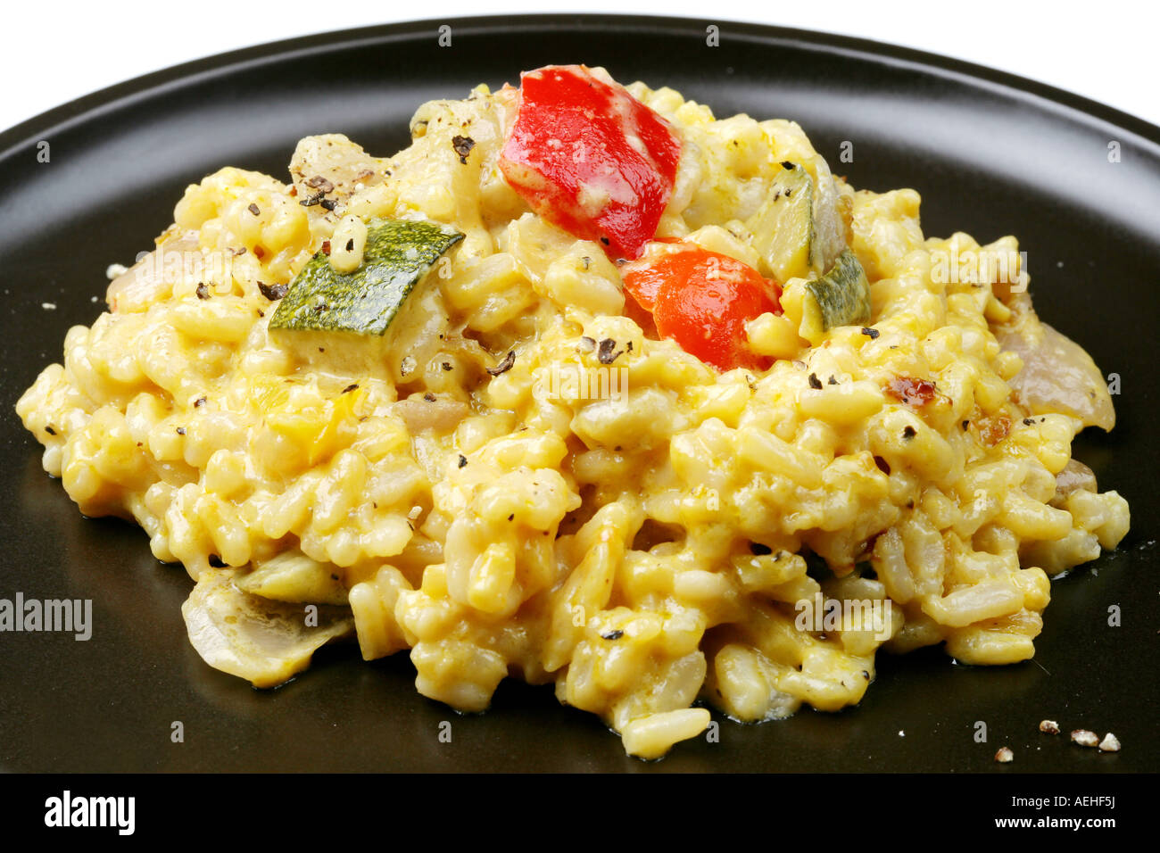 Roast Vegetable Risotto Stock Photo - Alamy