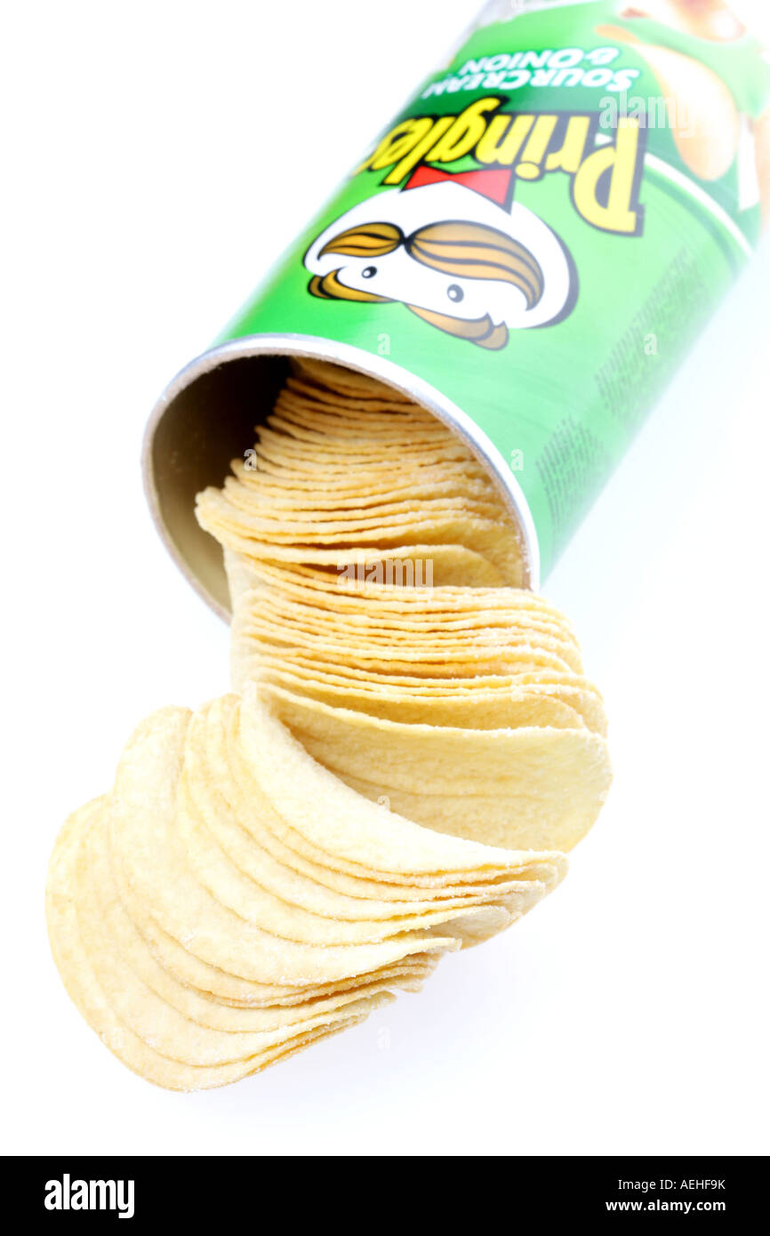 Pringles Sour Cream Onion Pringles Stock Photos & Pringles Sour Cream ...