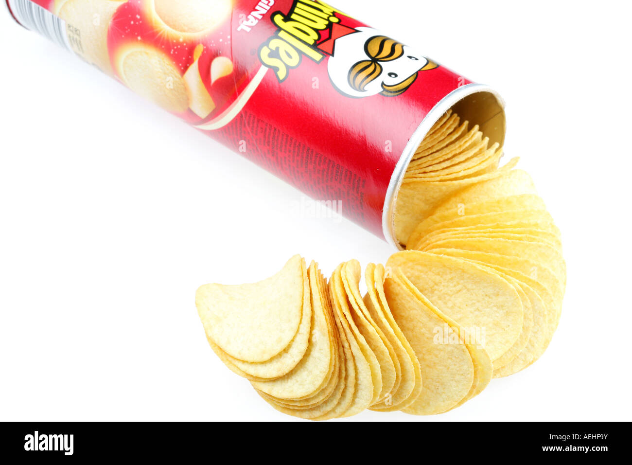 Original ready salted plain crisps pringles potato snack spilt food hi ...