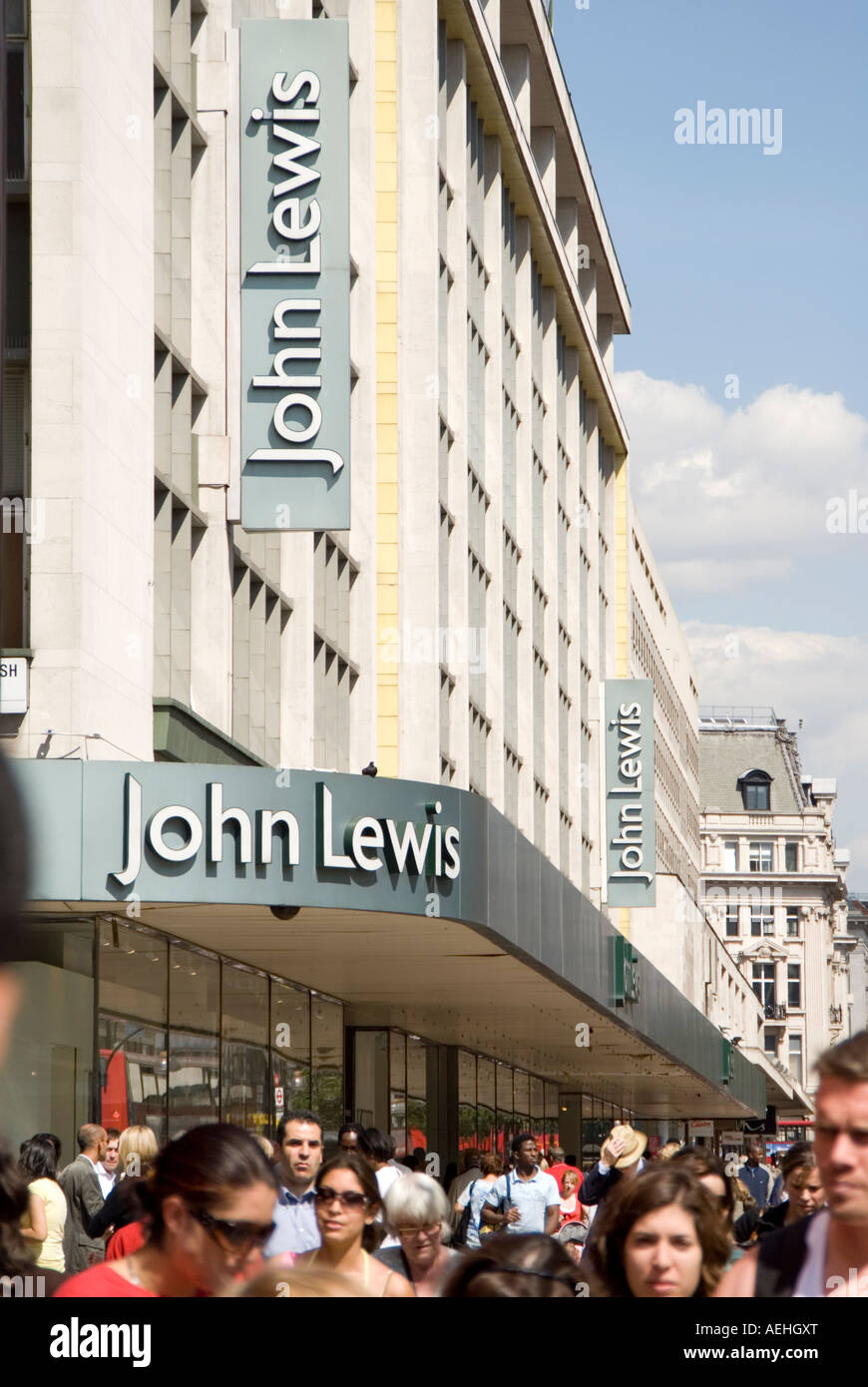 John Lewis department store on Oxford Street in central London UK Stock ...