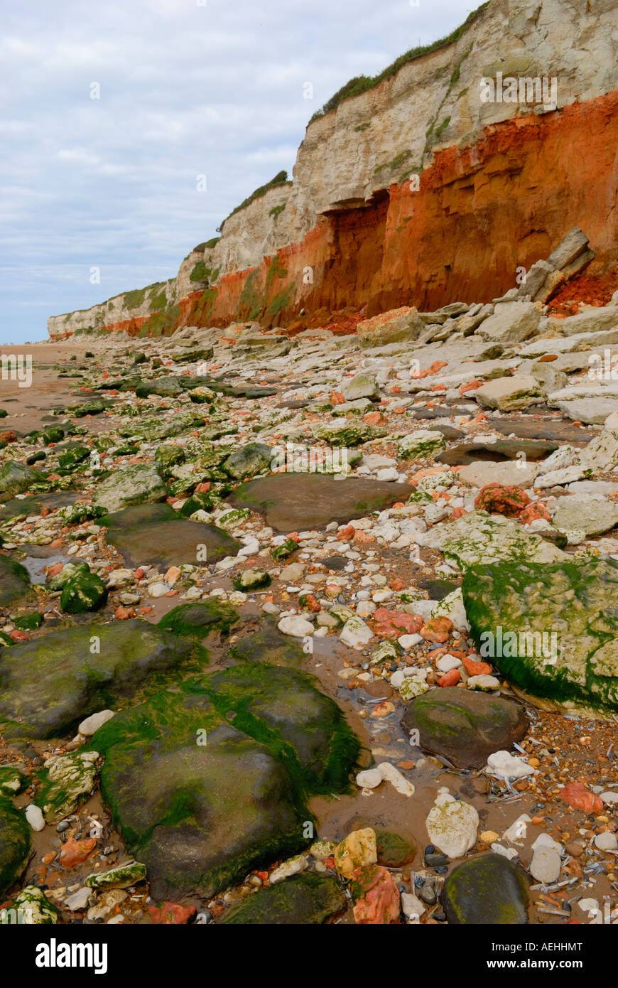 Hunstanton Cliff, Norfolk, England UK Stock Photo - Alamy