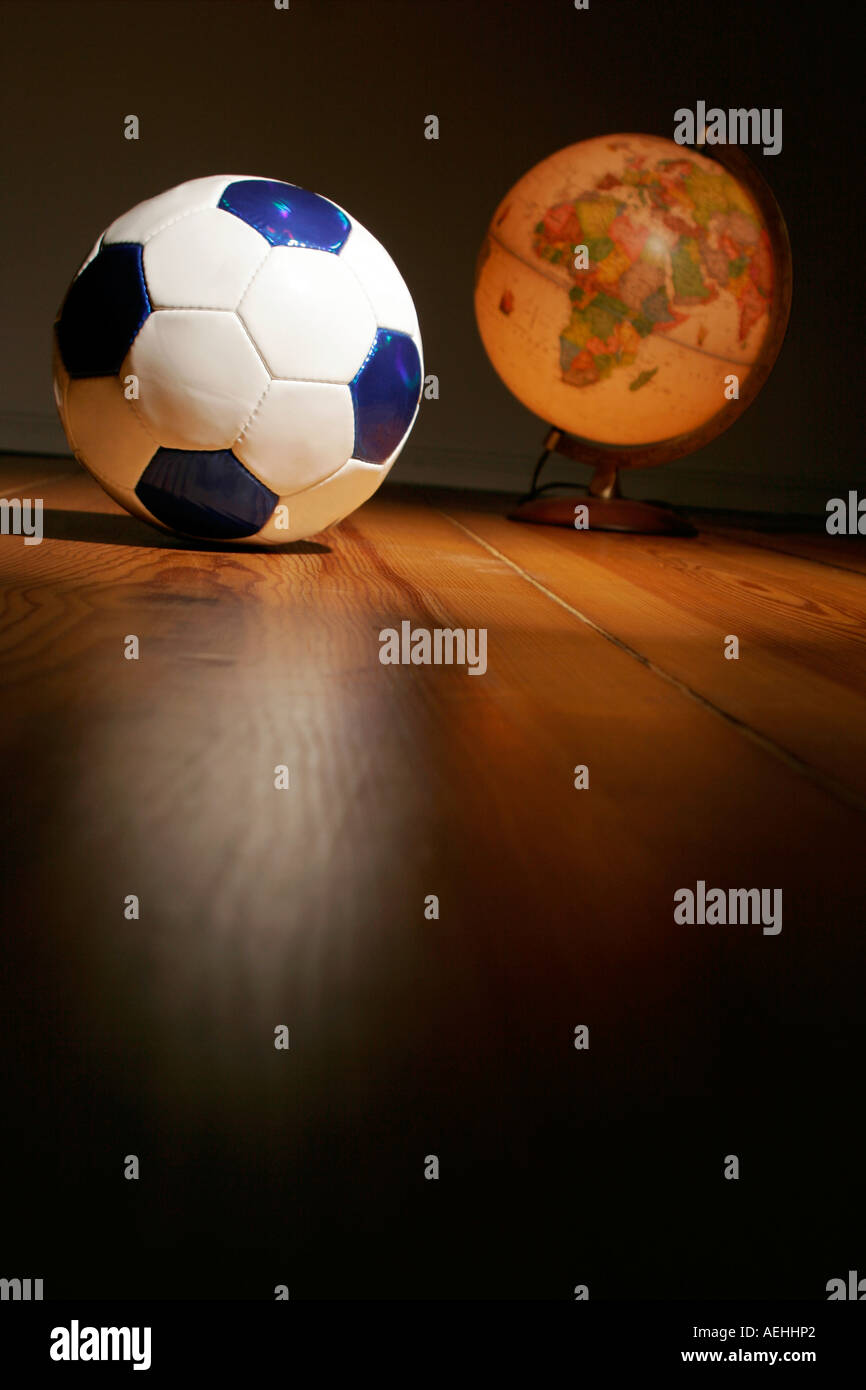 Football shaped globe hi-res stock photography and images - Alamy