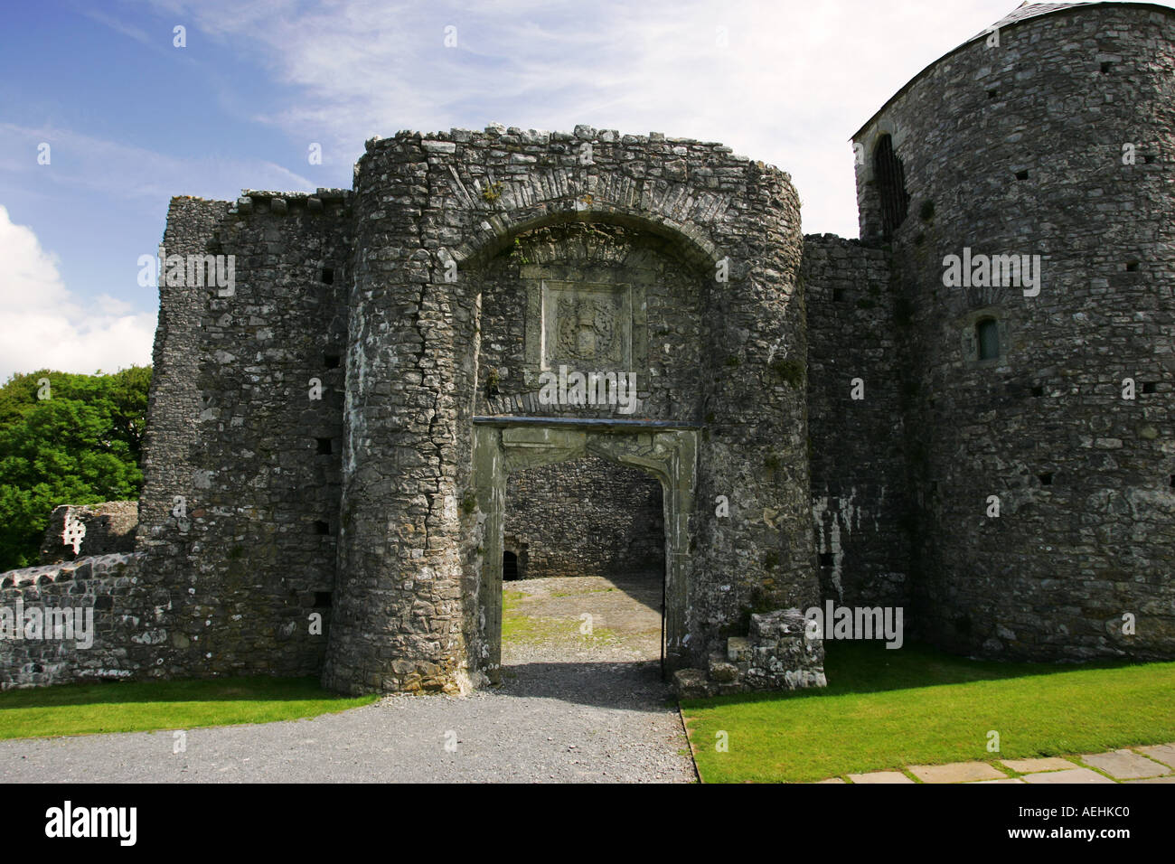 Oxwich castle gatehouse hi-res stock photography and images - Alamy