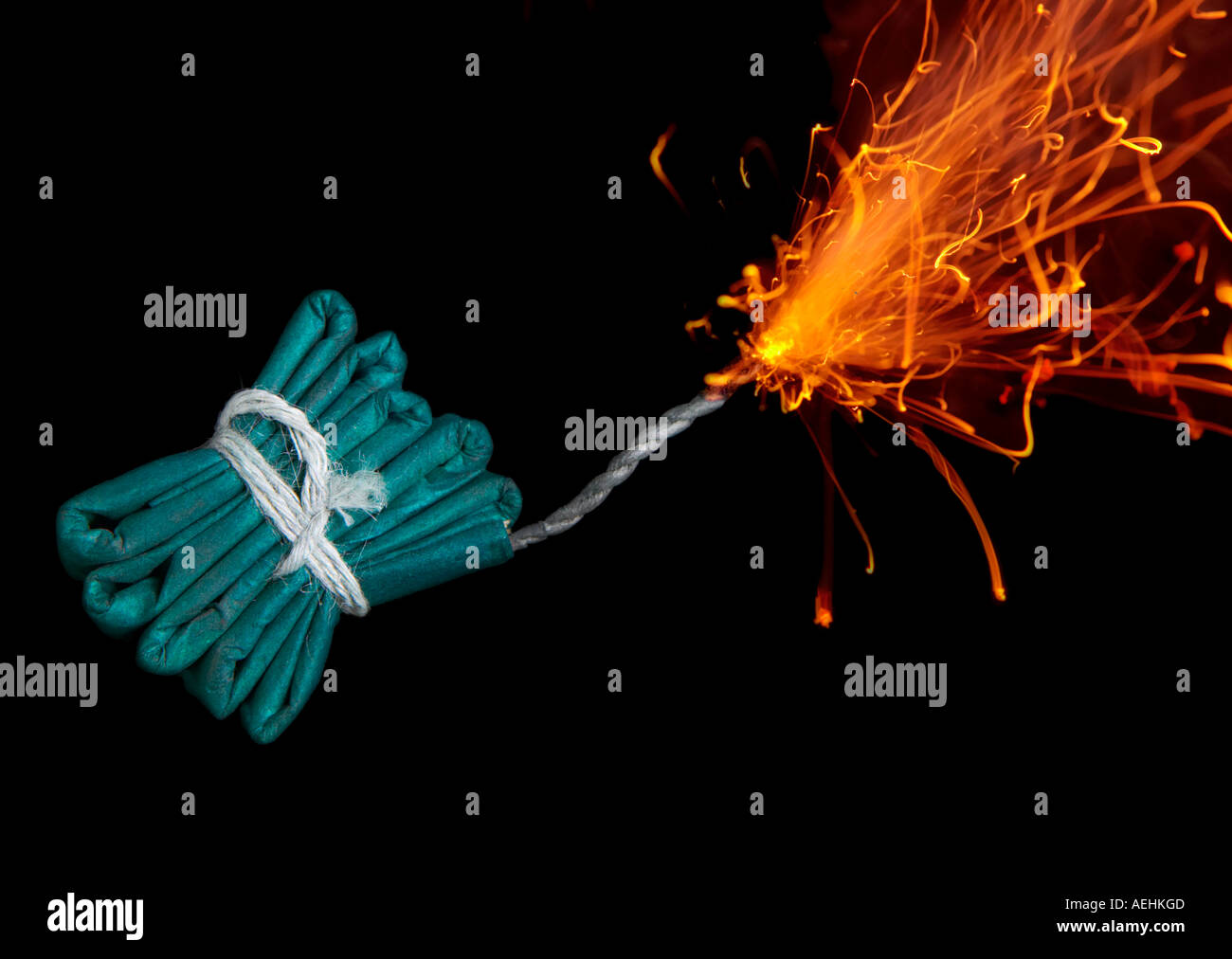 Lit firework fuse hi-res stock photography and images - Alamy