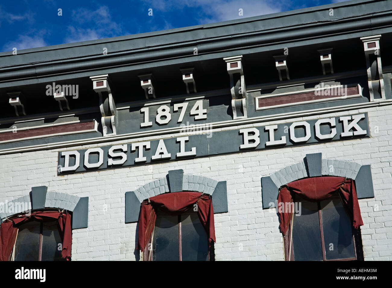 Historic downtown Central City Rocky Mountains Colorado USA Stock Photo ...