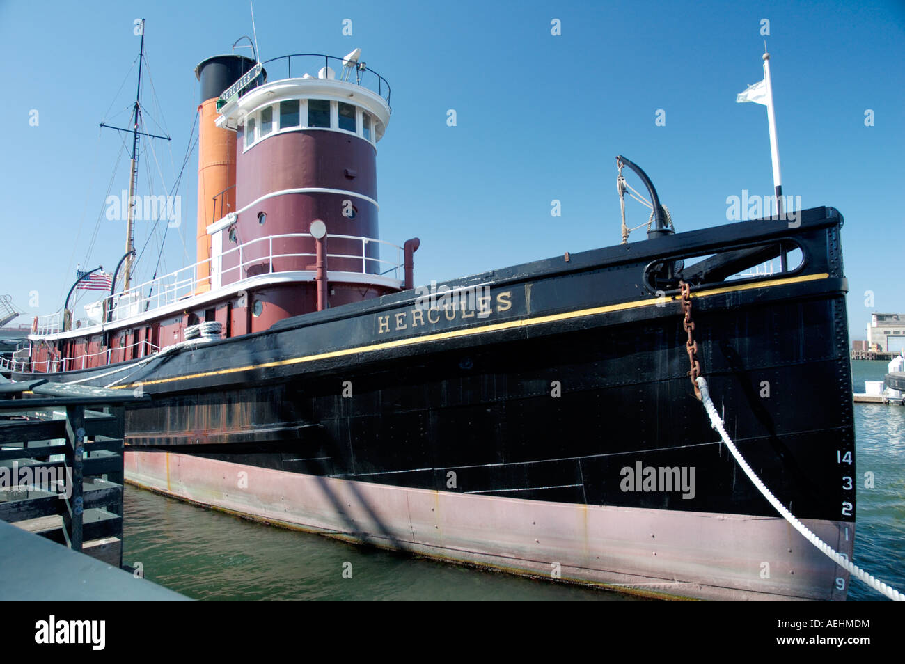 Hercules Steam Tug Stock Photo - Alamy