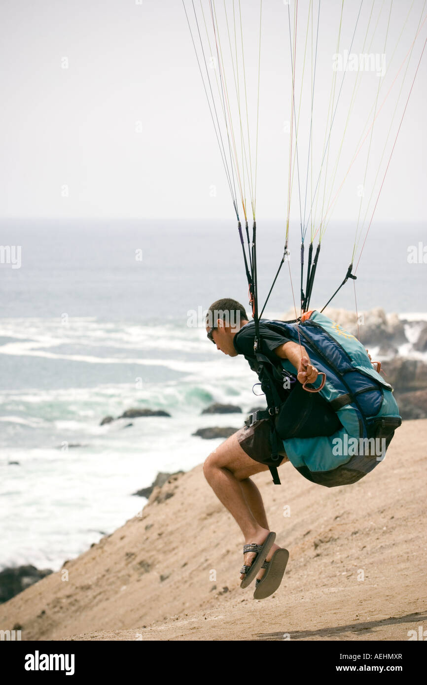 South America Northern Chile Iquique Chilean paraglider pilot Leo ...