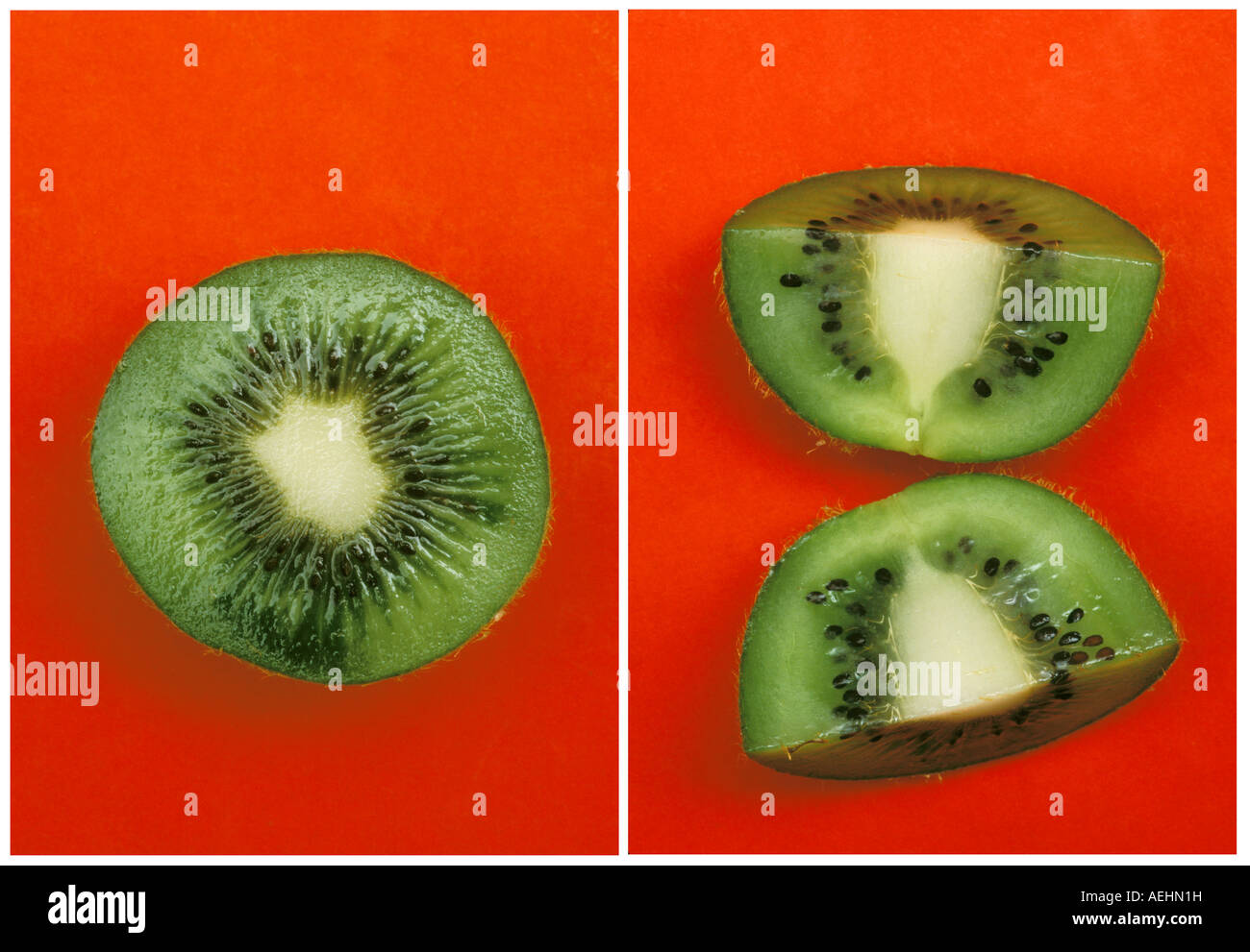 Before and after Kiwi Stock Photo - Alamy