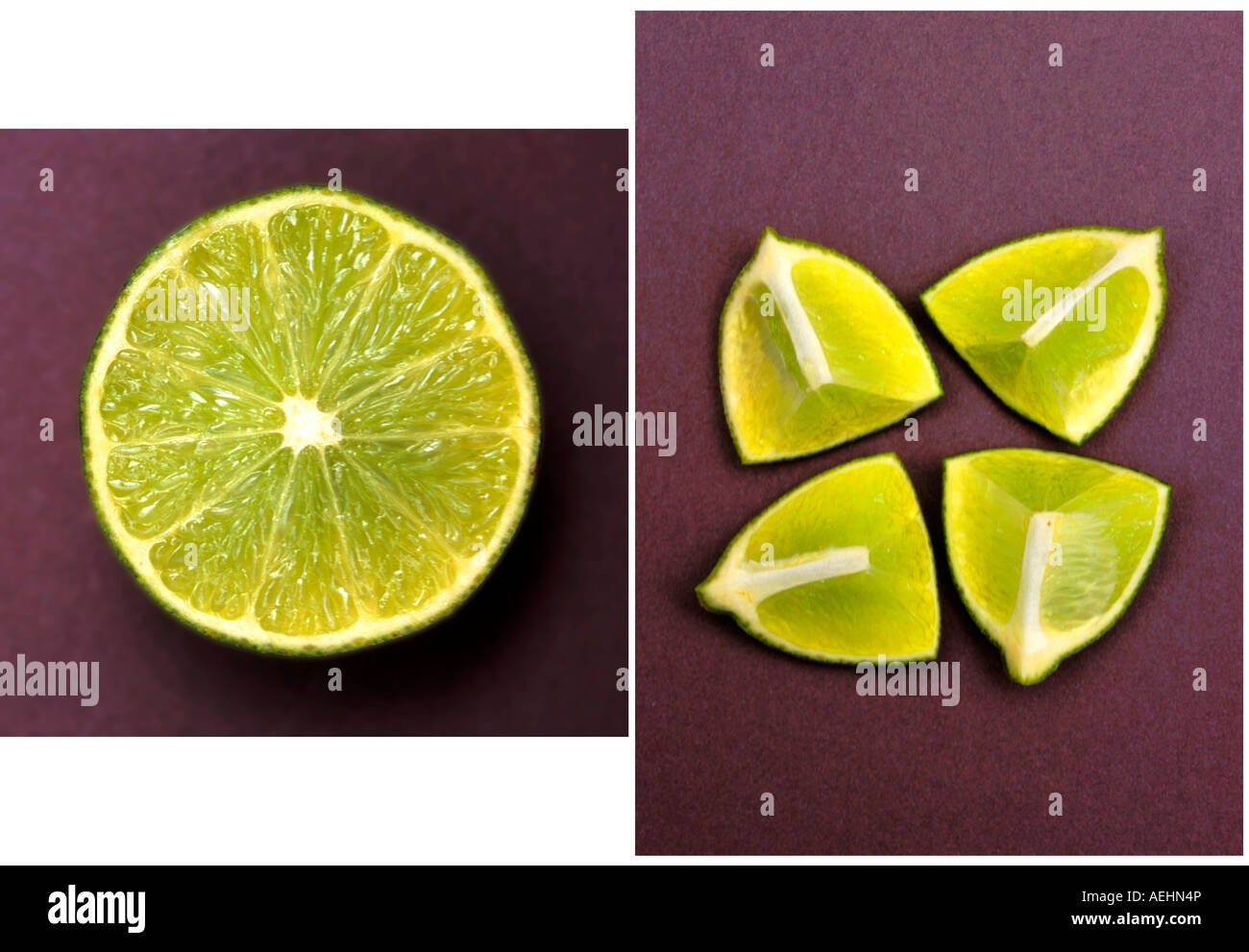 Before and after Lime Stock Photo - Alamy