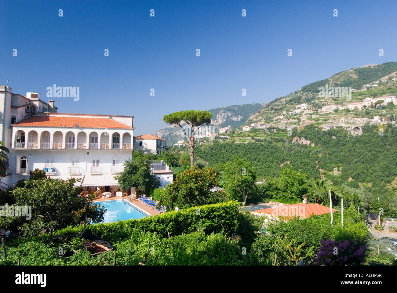 Hotel Ravello Italy Stock Photo - Alamy