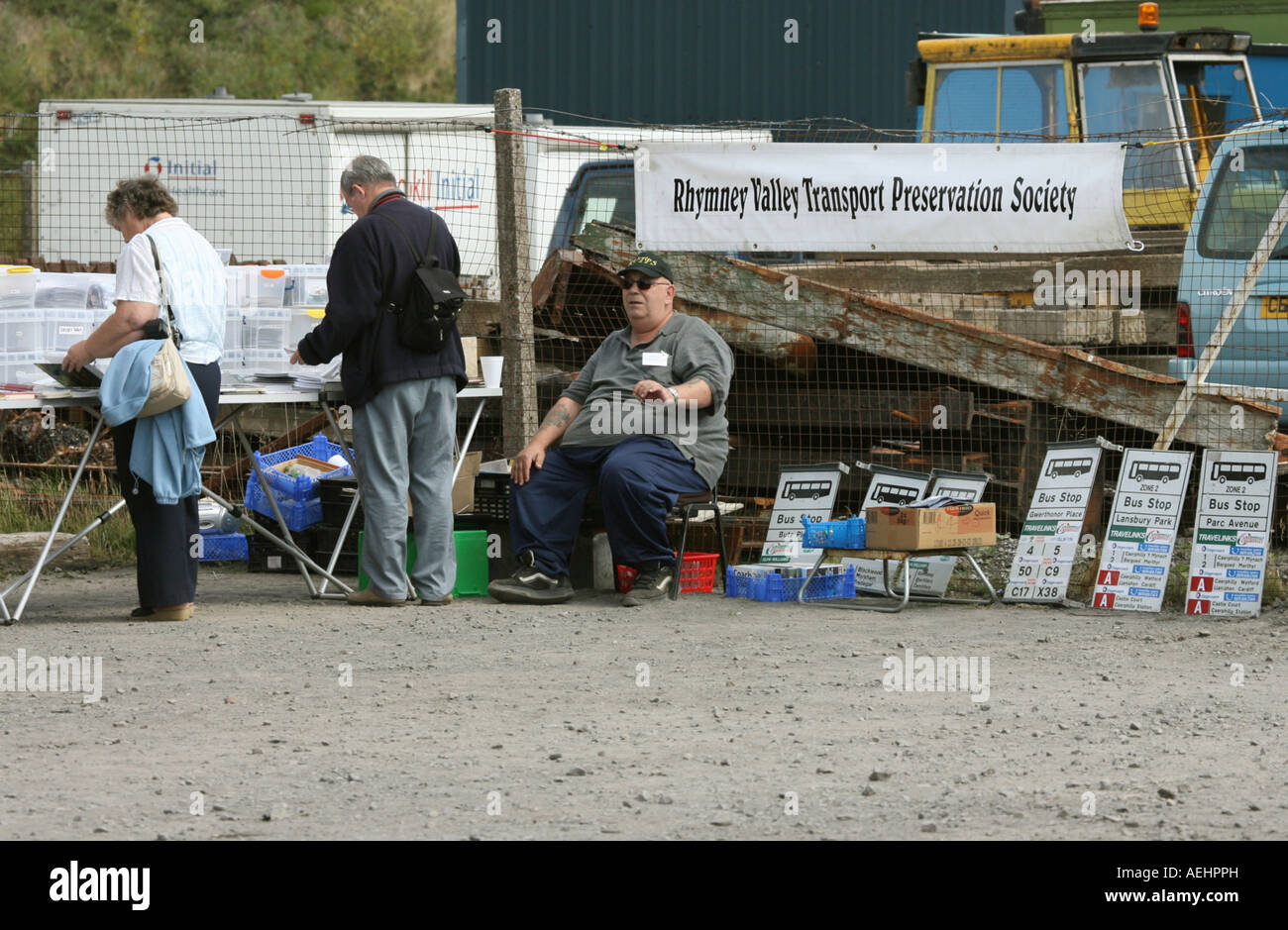 Welsh bus stop sign wales hi-res stock photography and images - Alamy