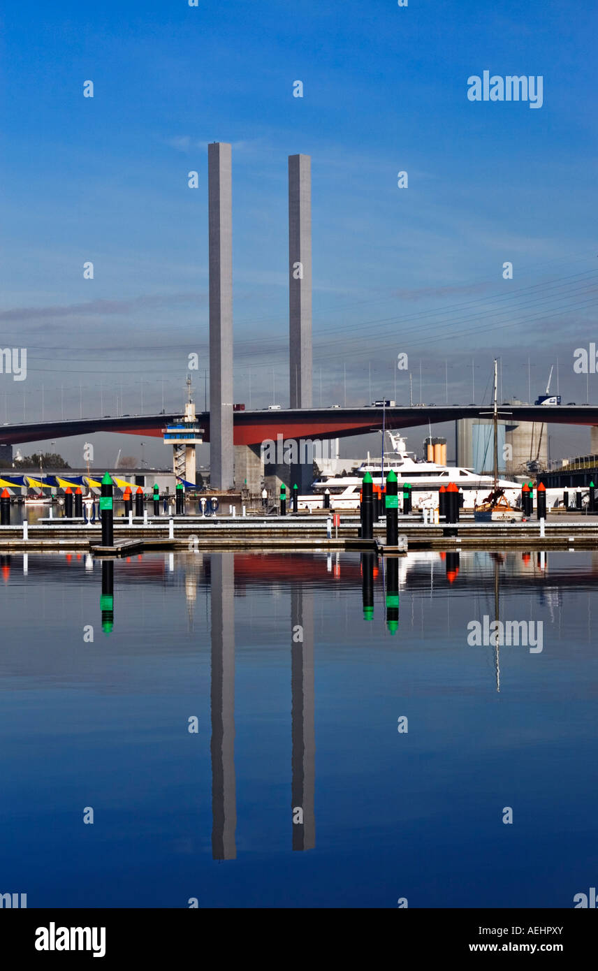 Scenic Victoria harbour in Melbourne Docklands Victoria Australia Stock ...