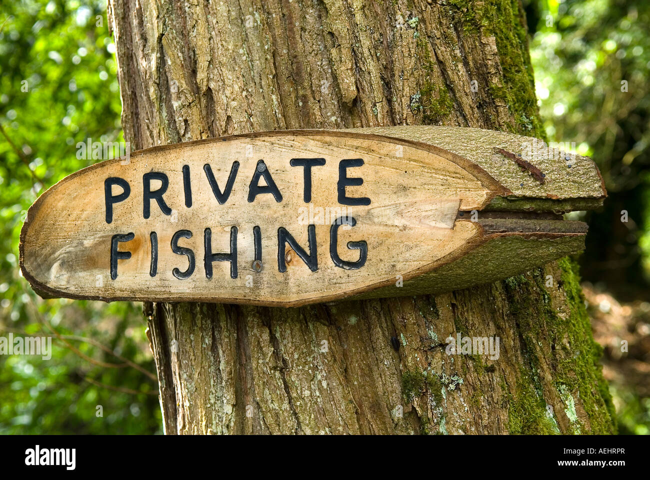 Private fishing only sign hi-res stock photography and images - Alamy