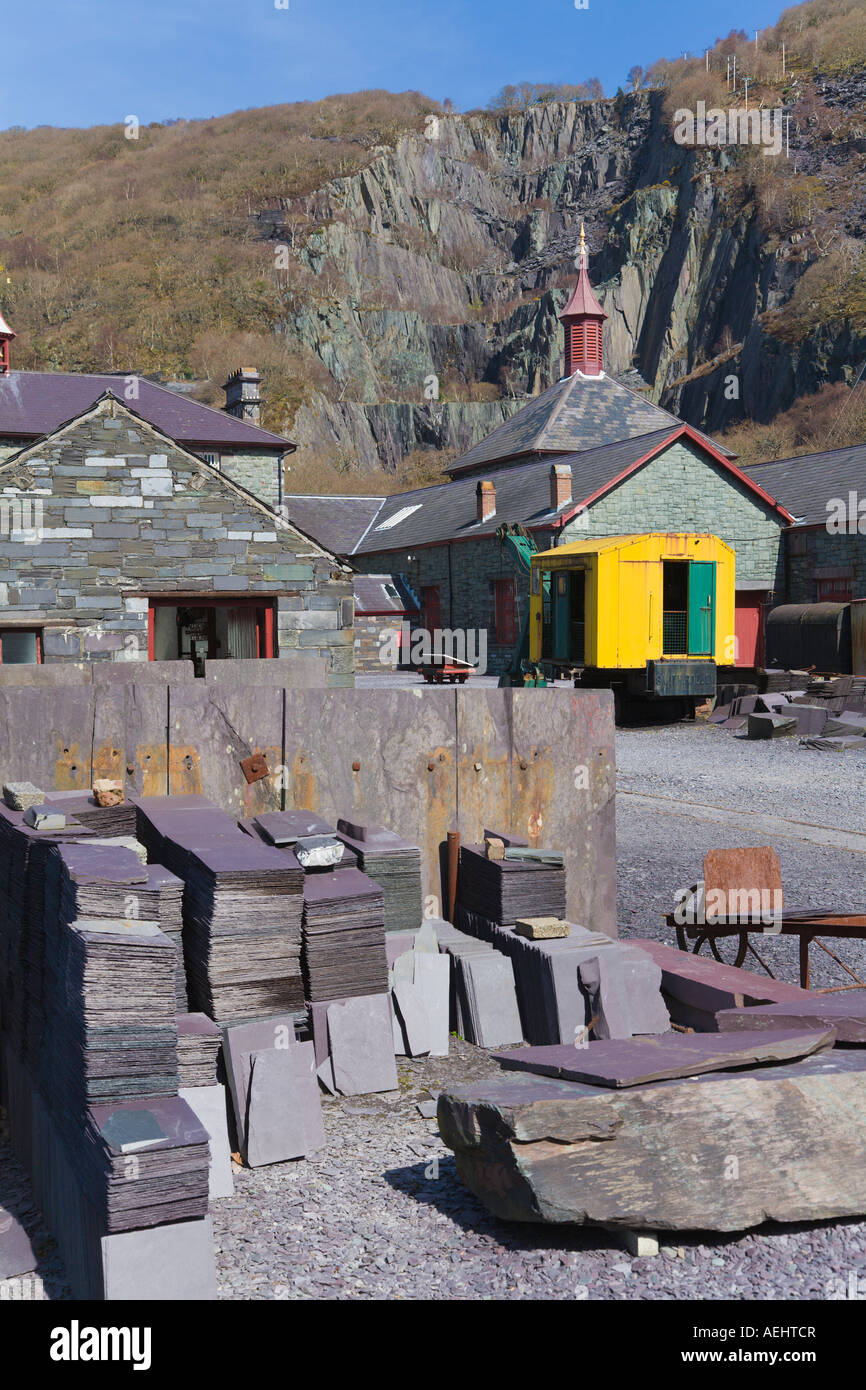 [Welsh Slate Museum] Llanberis Gwynedd "North Wales Stock Photo - Alamy