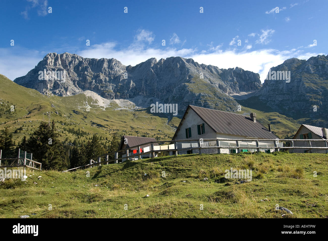 Jof di Montasio tableland Stock Photo - Alamy