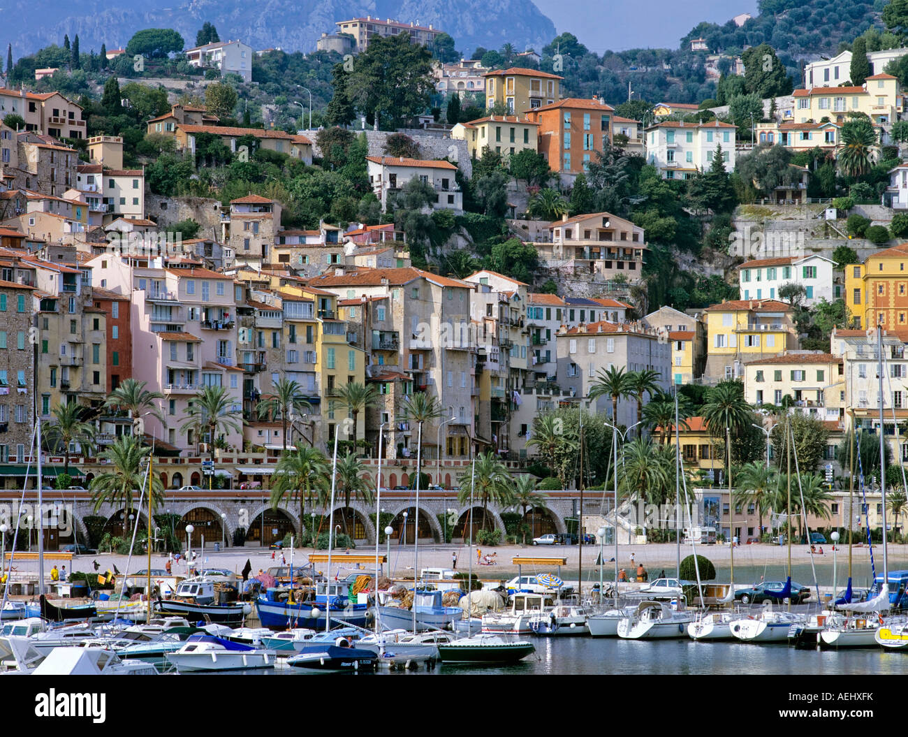 menton harbour alpes maritime cote d azur french riviera south of ...