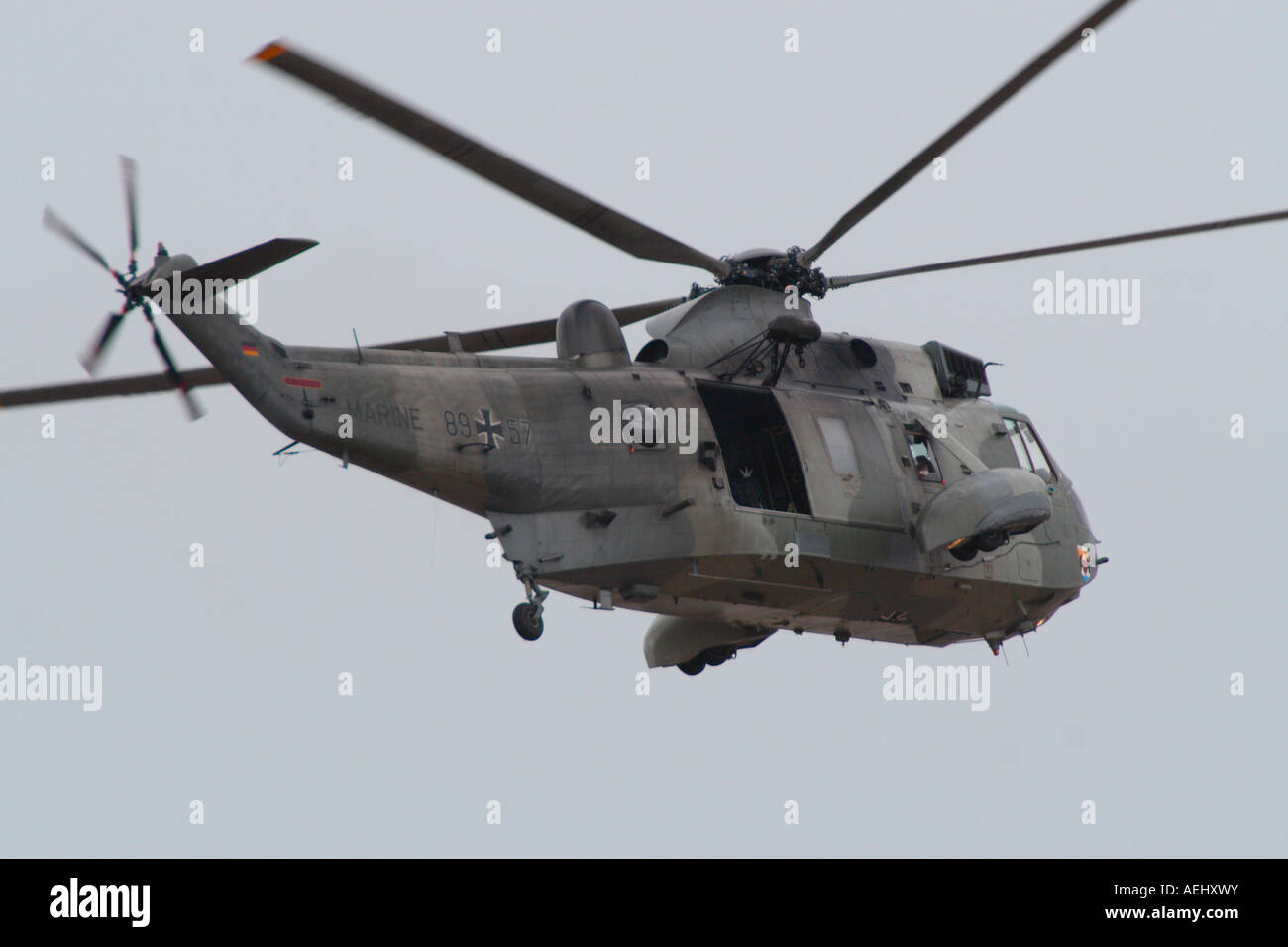 German Navy Westland Sea King helicopter at Weston Super Helidays July ...