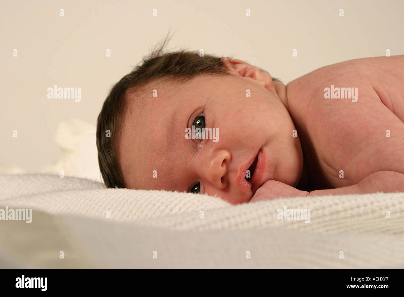 Infant Less Than One 1 Year Stock Photo - Alamy