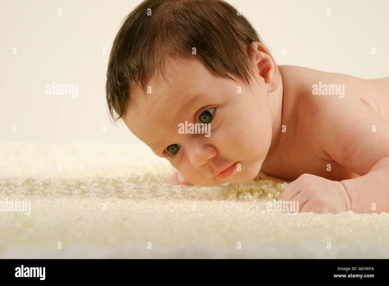 Infant Less Than One 1 Year Stock Photo - Alamy