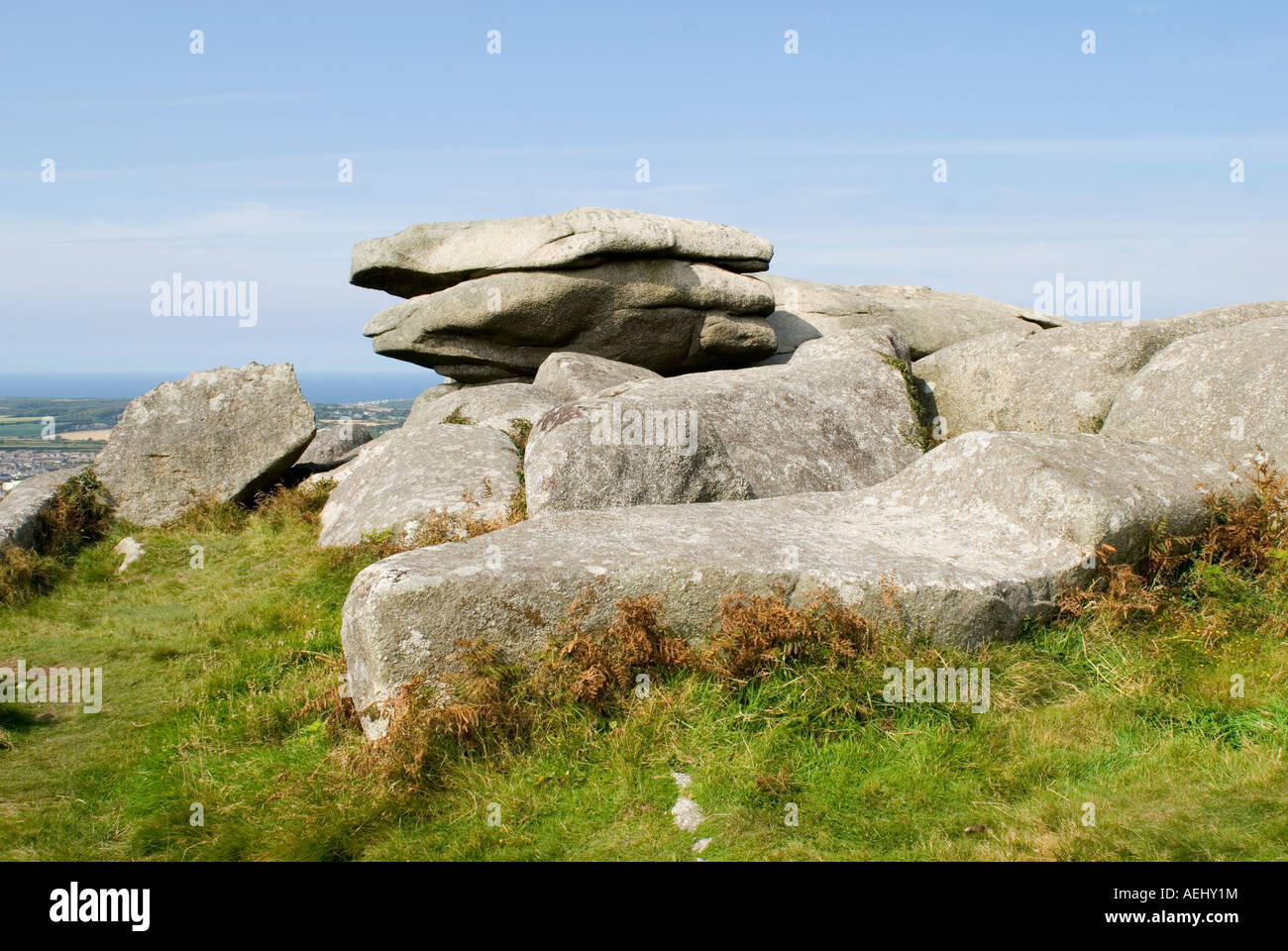 Carn Brae, Cornwall. 2007 Stock Photo - Alamy