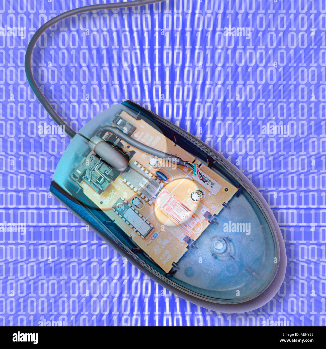 Concept of mouse and numbers Stock Photo - Alamy
