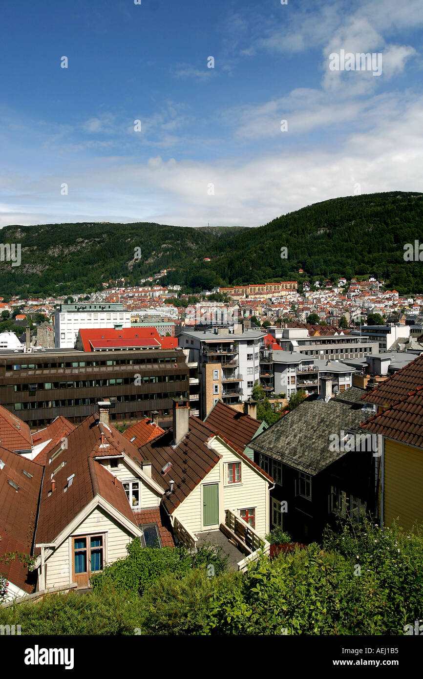 Architecture in Bergen Norway Stock Photo - Alamy